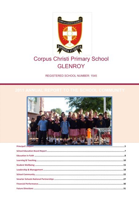 School Community - Corpus Christi Glenroy