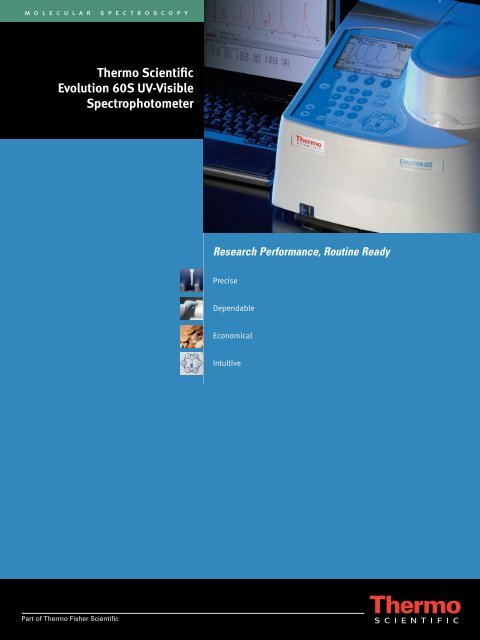 Thermo Scientific Evolution 60S UV-Visible ... - Fisher Scientific