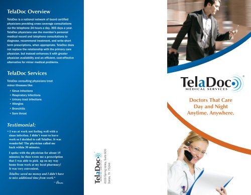 TelaDoc Brochure