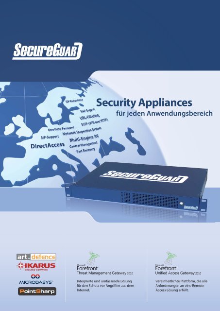 SecureGUARD Appliances