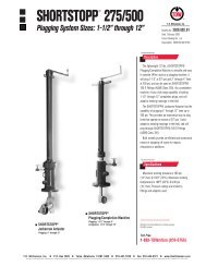 STOPPLE Plugging Machine