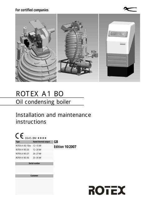 ROTEX A1 BO - E-santechnika.lt parduotuvė
