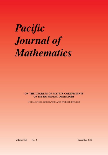 On The Degrees Of Matrix Coefficients Of Intertwining Operators Msp