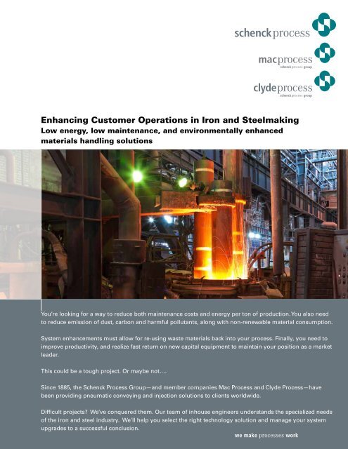 Capabilities Brochure - Mac Process - Mac Process Mac Process