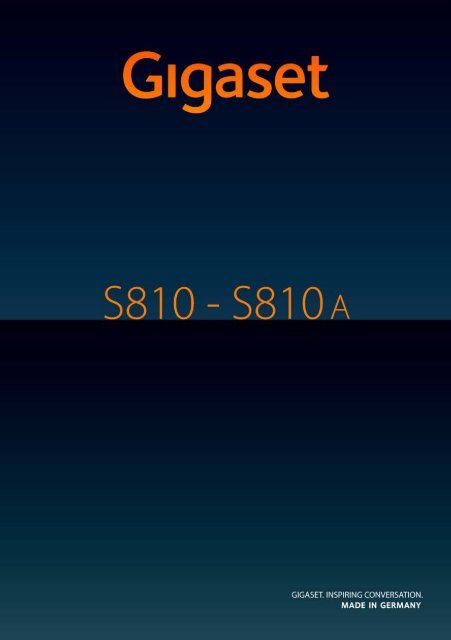 Gigaset S810-S810A - TKR