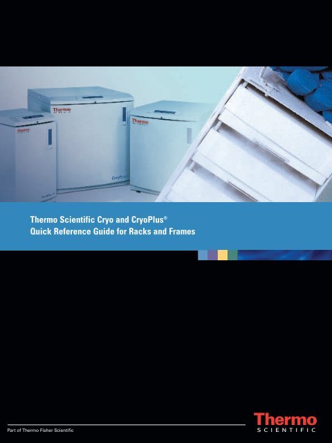 Thermo Scientific Cryo and CryoPlus® Quick Reference Guide for ...