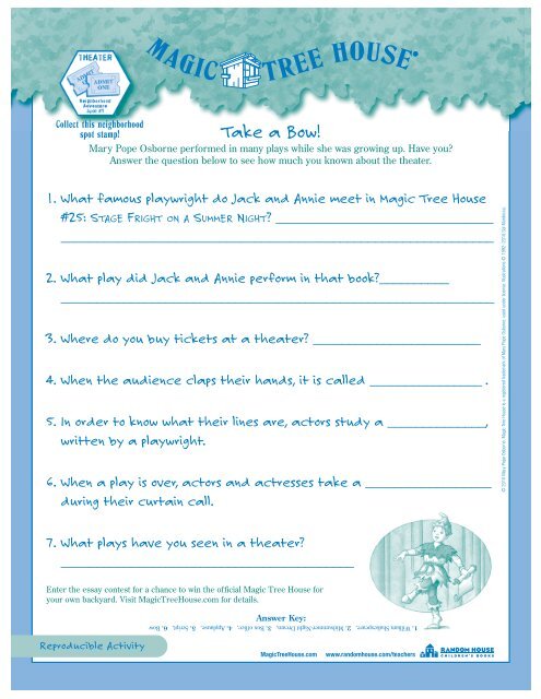 test - Magic Tree House