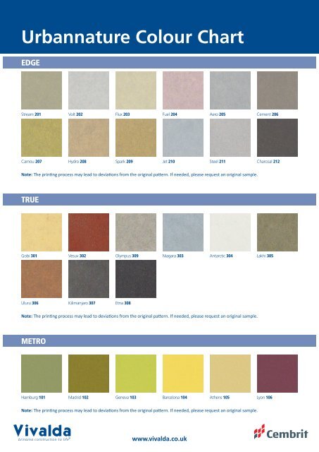 Cembrit Metro Colours - Vivalda