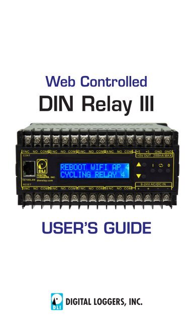 DIN Relay III - Digital Loggers