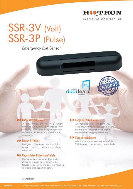 SSR-3V (Volt) SSR-3P (Pulse) - Hotron