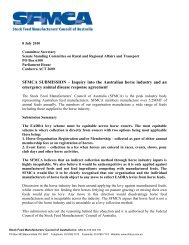 STOCK FOOD SUPPLIER DECLARATION FORM - sfmca