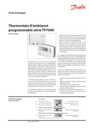 Thermostat d'ambiance programmable TP4000 - Danfoss.com