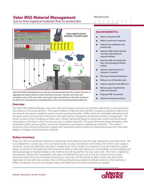 Valor MSS Material Management - Onboard Solutions