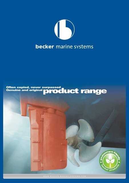 Becker rudder designs - SANGER METAL