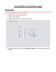 micro KEYER and DX4Win Setup - microHAM