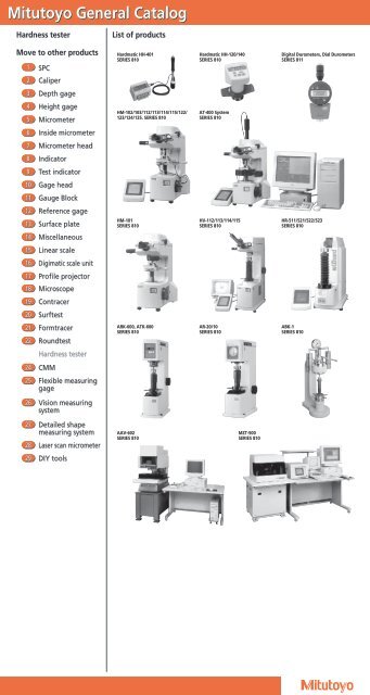 Mitutoyo General Catalog