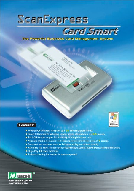 Brochures - Mustek System Inc.
