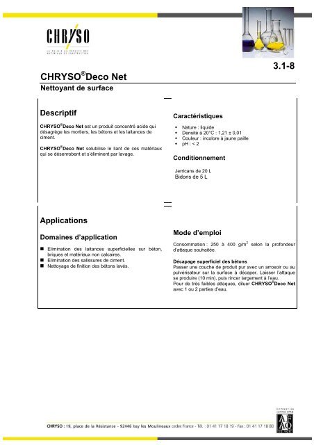 PDF 3.1-6 CHRYSO Deco Perle PDF Télécharger Download