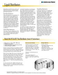 Structured Packing brochure - Koch-Glitsch