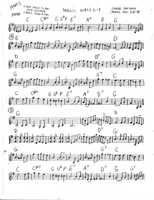 Magic Waltz - Espresso Map