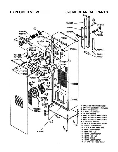 Faac 400 Exploded View Operator