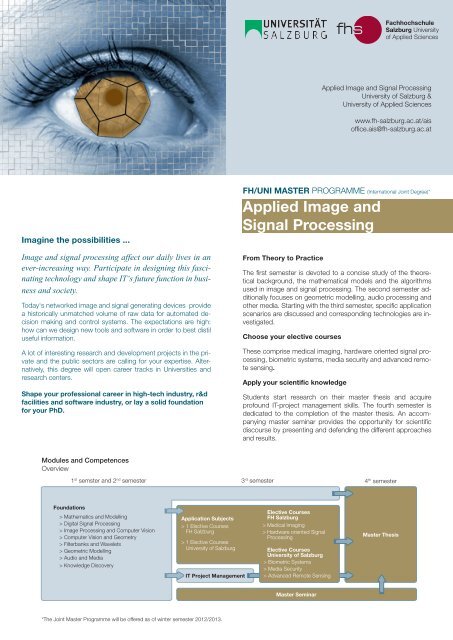 Applied Image and Signal Processing