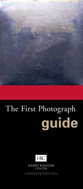 The First Photograph - Harry Ransom Center - The University of ...