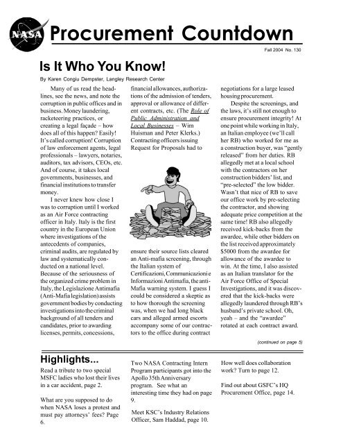 Sam Haddad - NASA Headquarters