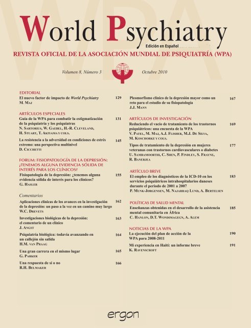 WPA Personalizada - World Psychiatric Association WPA Personalizada - World Psychiatric Association