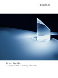 Quartz Glass Tubes - Heraeus Quarzglas