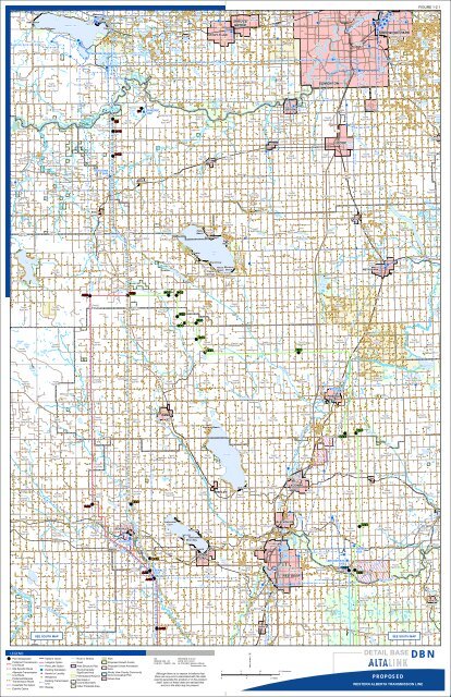 Detailed map of WATL project