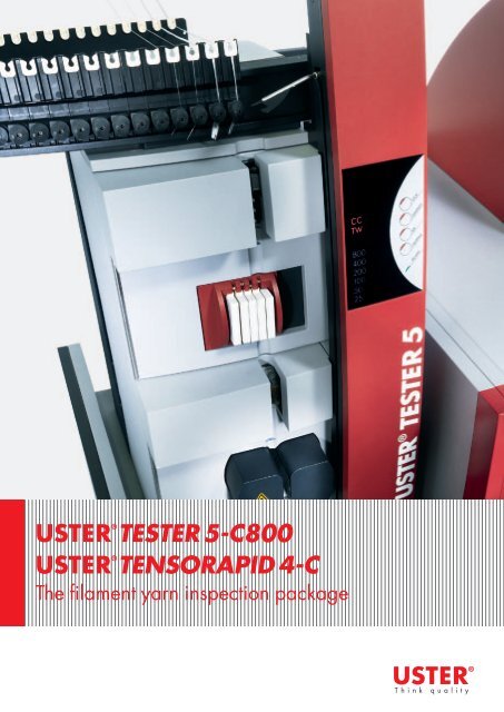 UTESTER 5-C800 uTENSORAPID 4-C - Uster Technologies