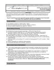 Mechanical Final Checklist - MyBuildingPermit.com