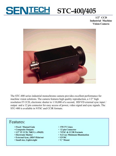 STC-400/405 - RTS Vision