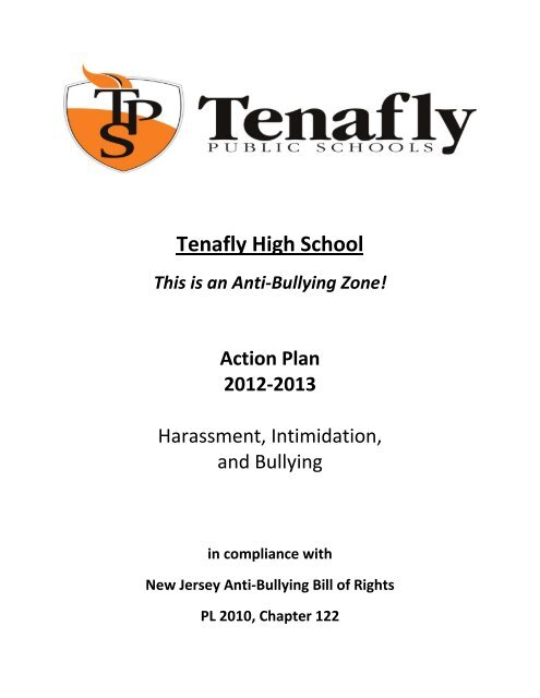 Anti-Bullying Action Plan (HIB) for THS - Tenafly High School ...