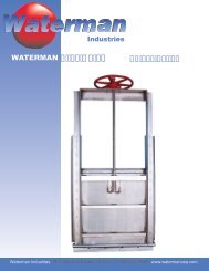 price list - Waterman Industries