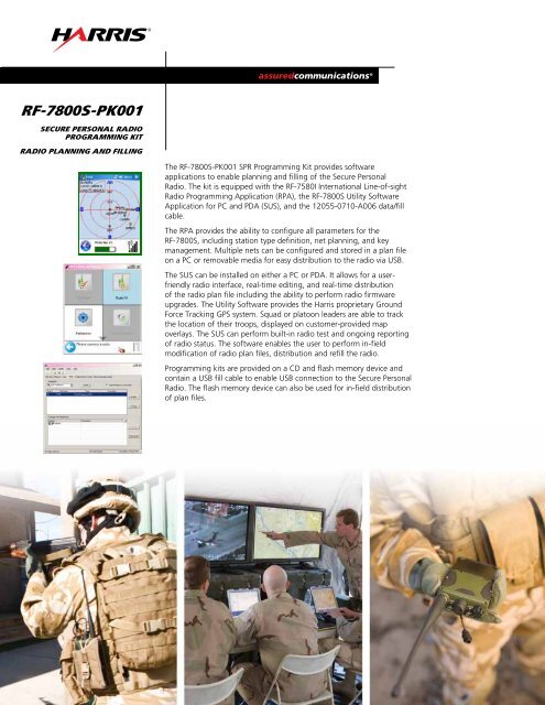 RF-7800S-PK001 Secure Personal Radio Programming Kit - Harris ...