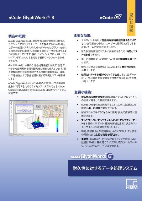 nCode GlyphWorks® 8 - HBM nCode