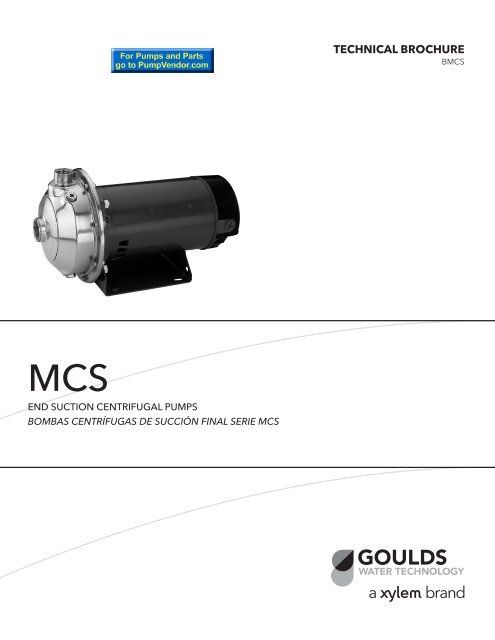 TECHNICAL BROCHURE - Depco Pump Company