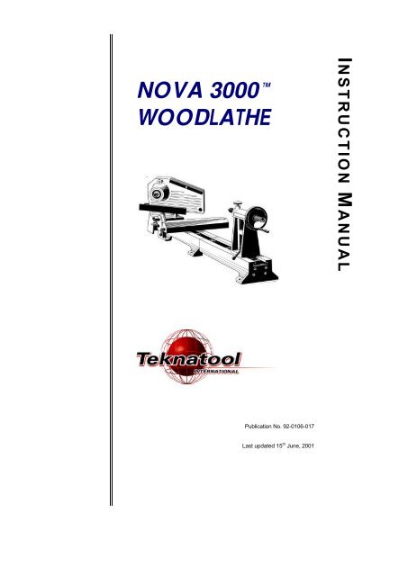 Nova manual - Teknatool