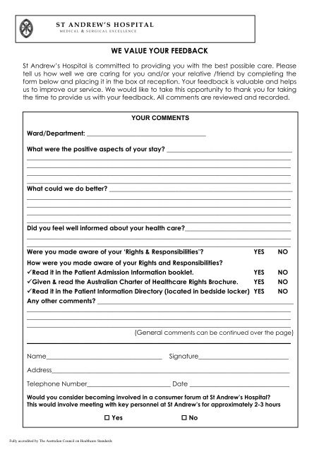patient-feedback-form-st-andrew-s-hospital
