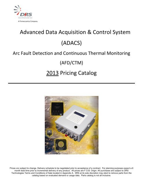Advanced Data Acquisition & Control System - DRS Technologies