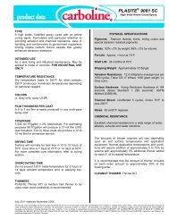 PLASITE 3070 L - Carboline
