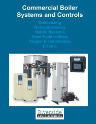 PRIMERA boiler and domestic water heater - Riverside Hydronics