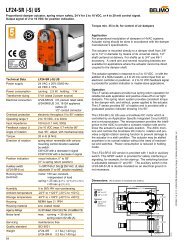 FIRE DAMPER SIZE CHART - NCA Manufacturing