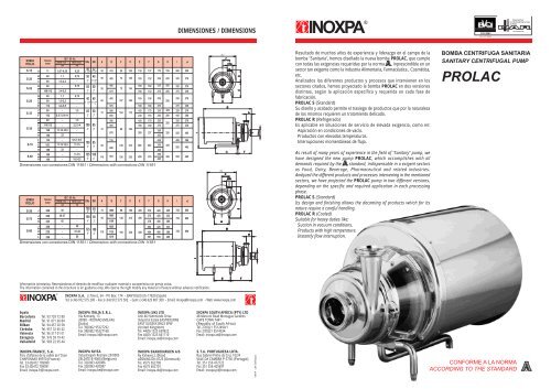 INOXPA - Process Pump Sales Inc