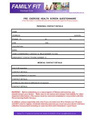 Pre Surgical Screening Questionnaire - Interior Health