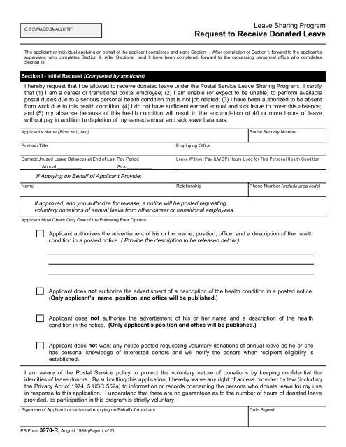 PS Form 3970-R - branch 38