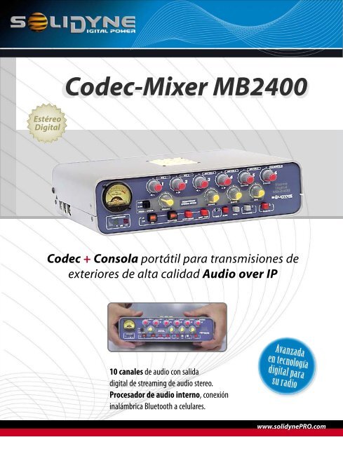 Codec-Mixer MB 2400 - Solidyne