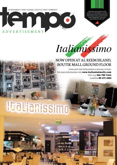 now open at al reem island, boutik mall ground floor - Tempoplanet